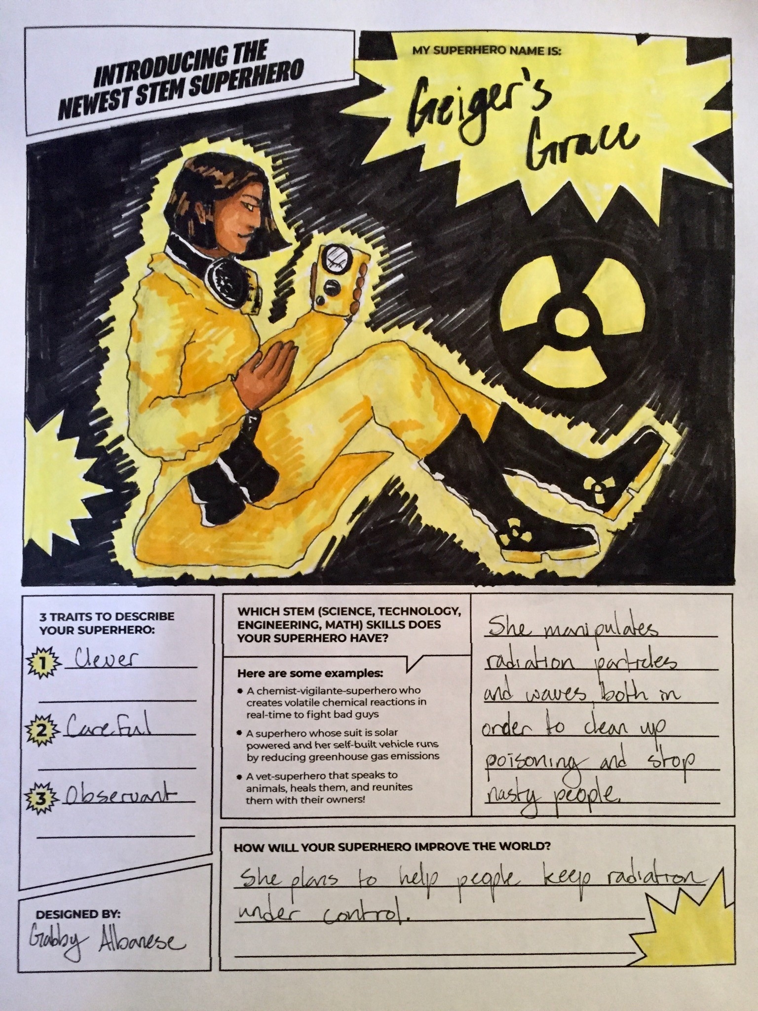 Young People Are Designing Original STEM Superheroes