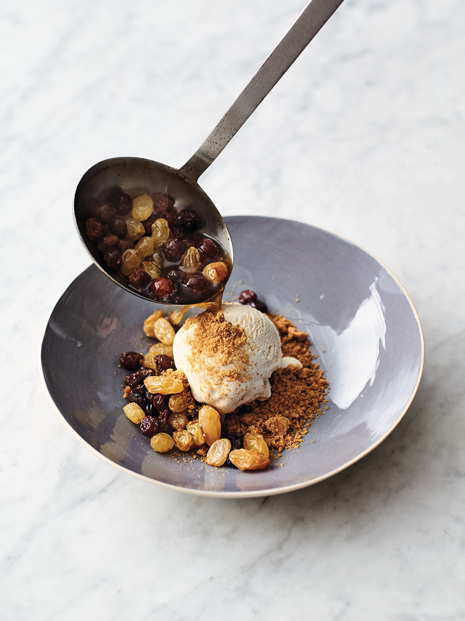 Flaming rum 'n' raisin | Fruit recipes | Jamie Oliver recipes