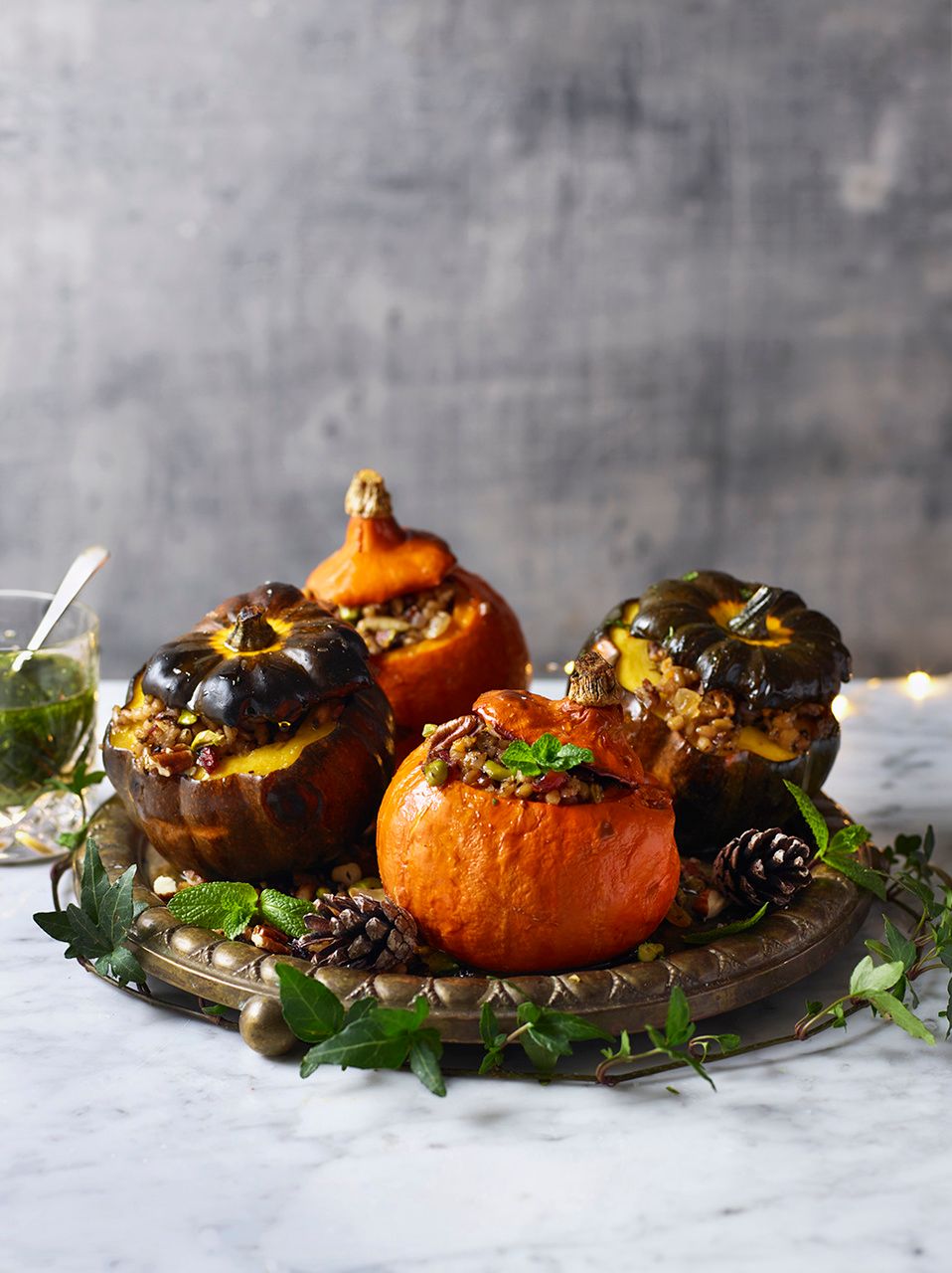 Stuffed roast squash | Jamie Oliver Christmas recipes