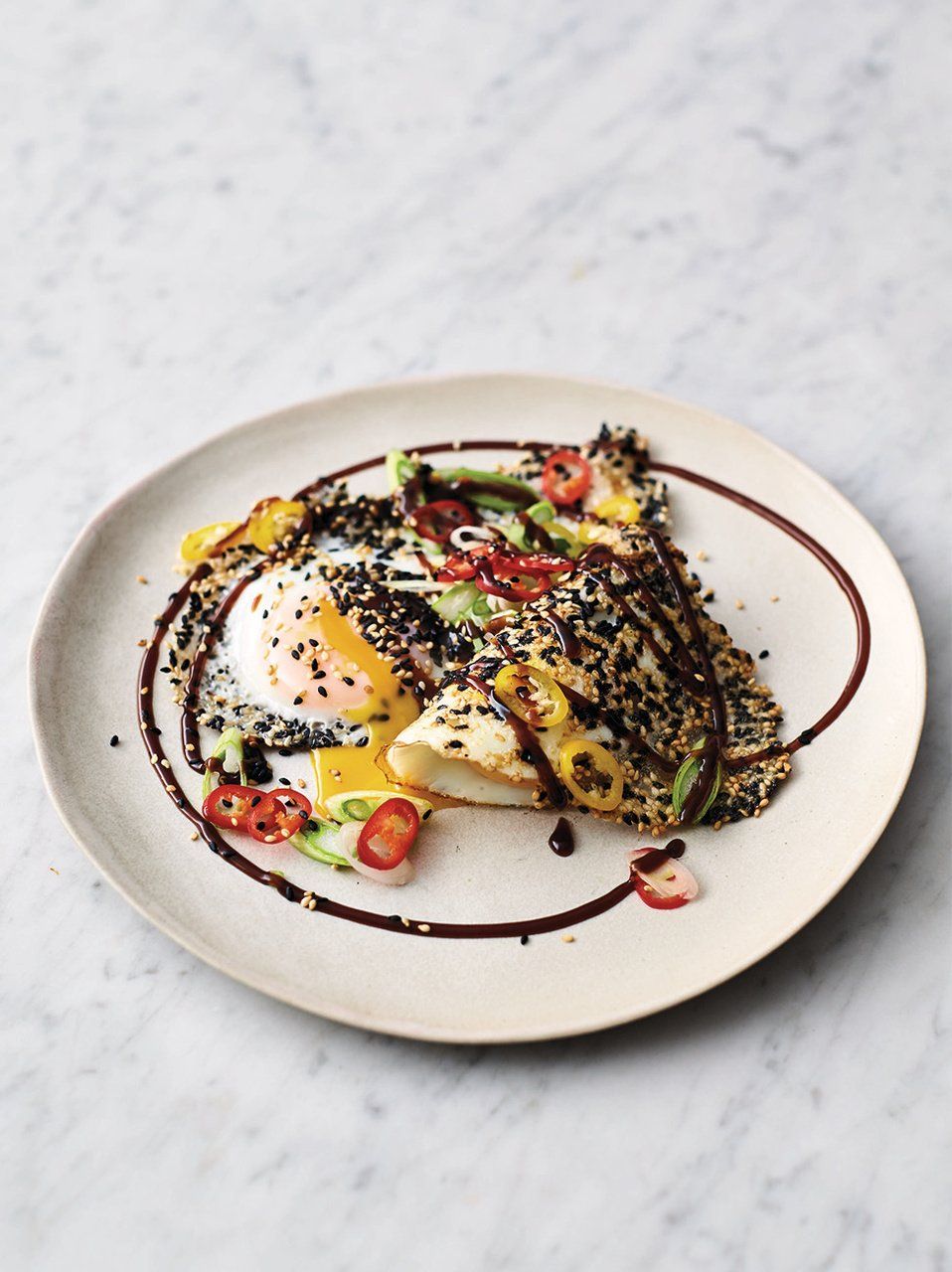 Sesame fried eggs | Jamie Oliver egg & brunch recipes