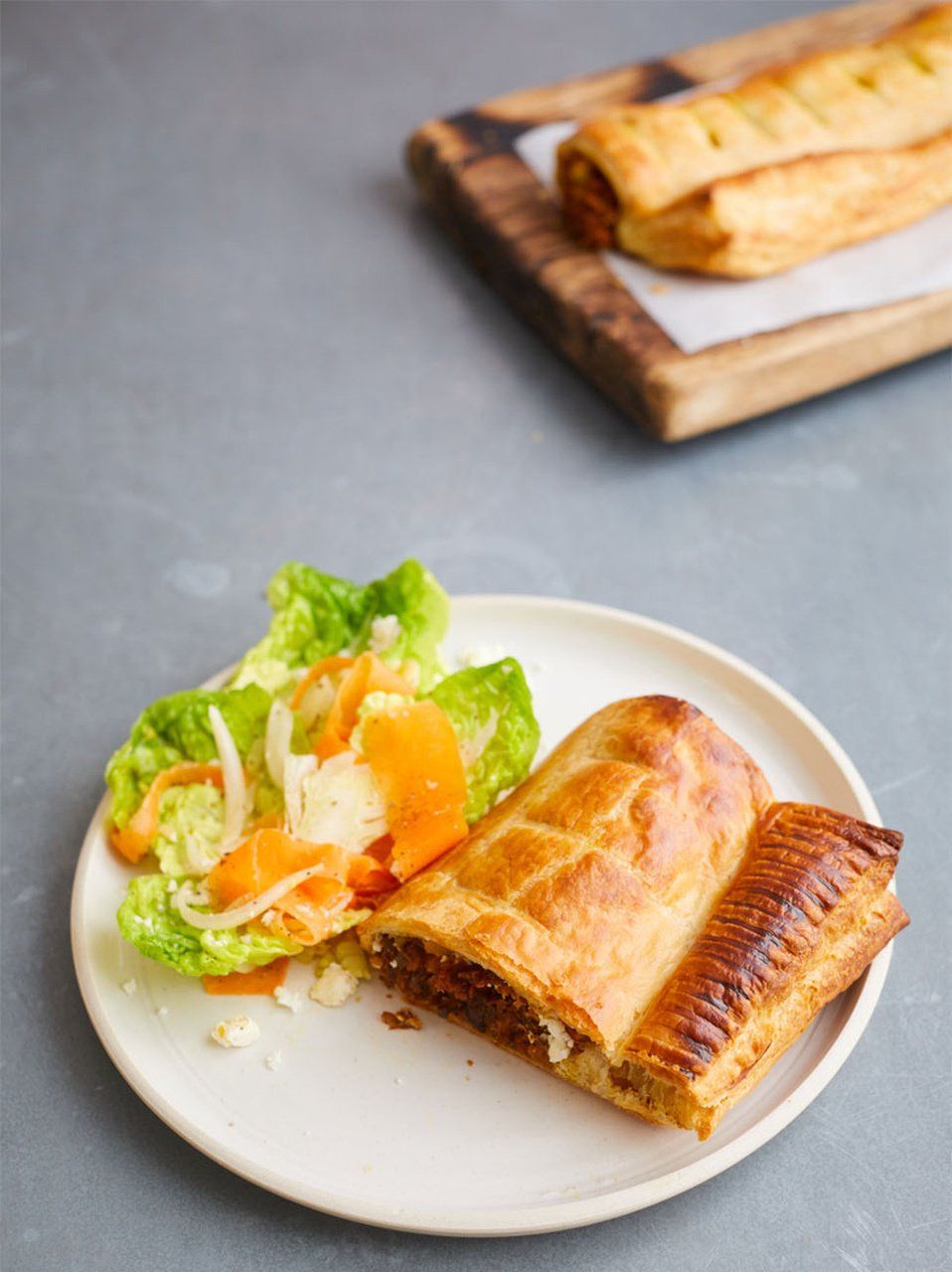 Giant veggie puff roll | Jamie Oliver recipes