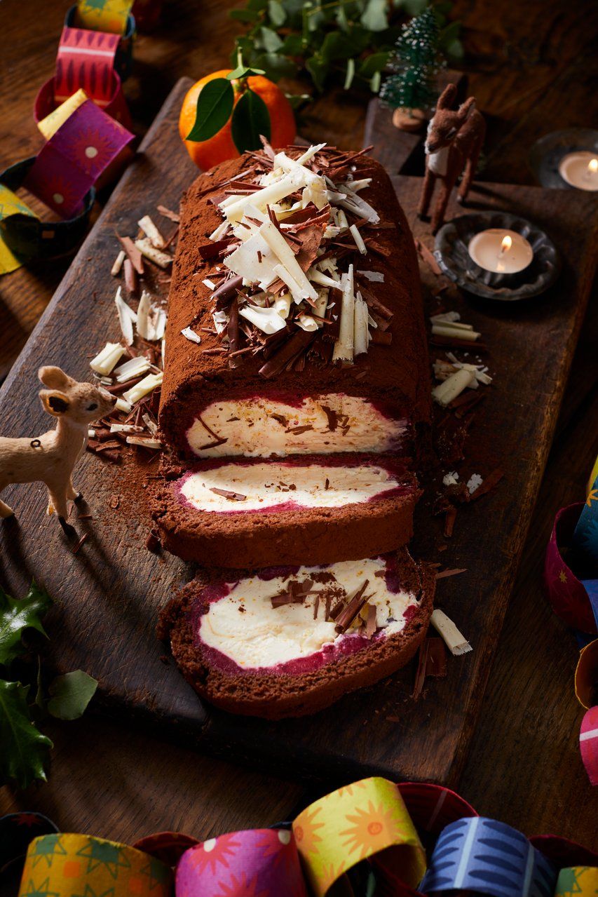 Chocolate orange Arctic roll | Jamie Oliver recipes