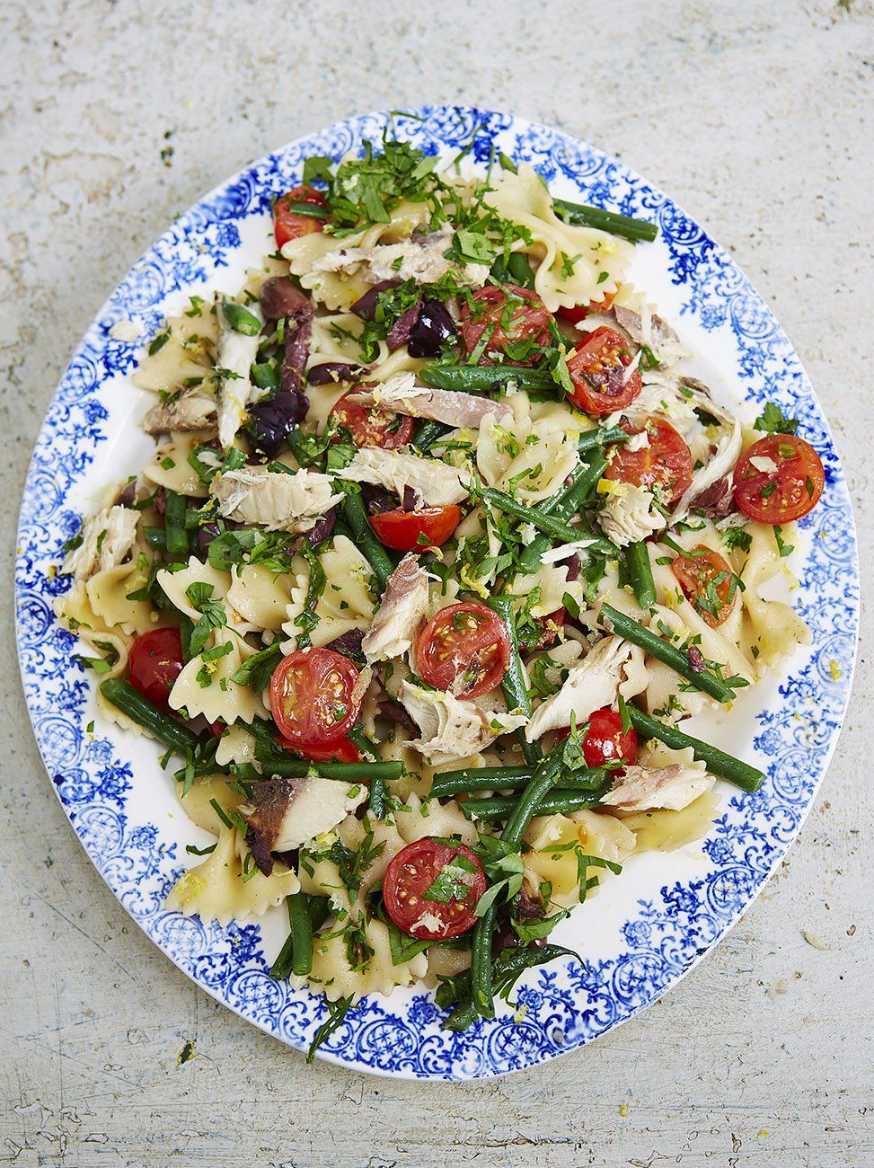 Mackerel pasta salad | Pasta recipes | Jamie Oliver recipes