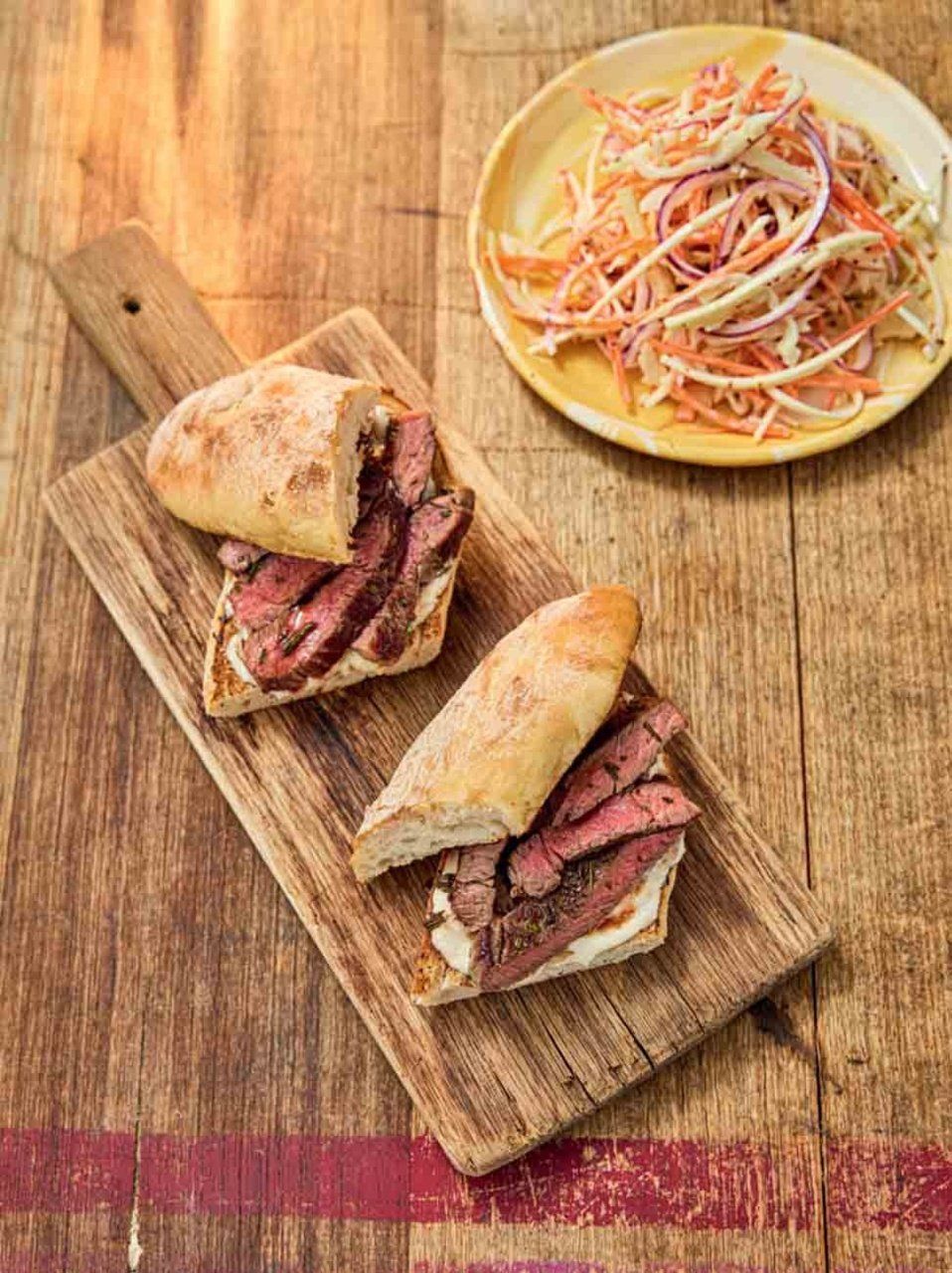 Steak sarnie | Buddy Oliver recipes