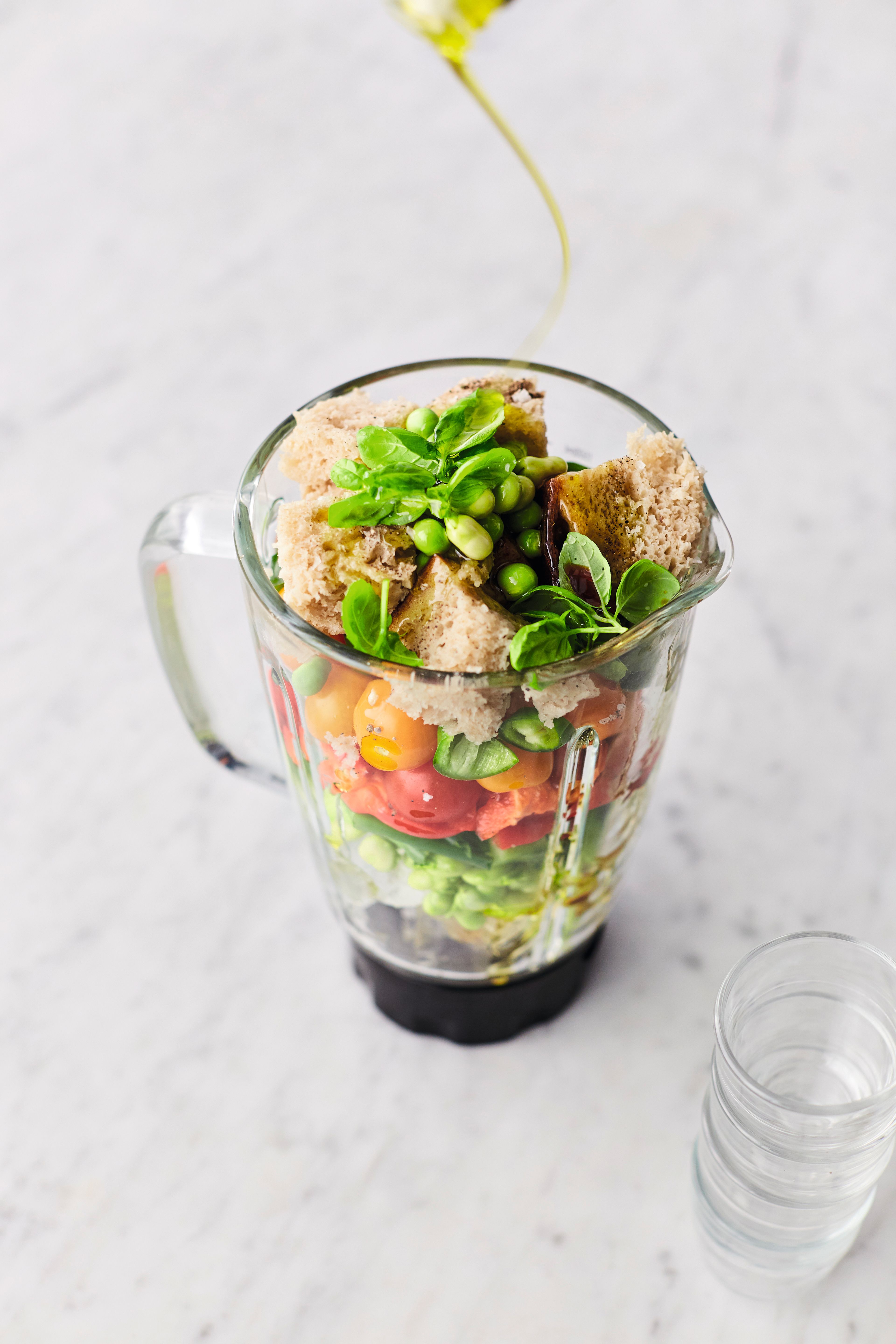 Panzanella gazpacho