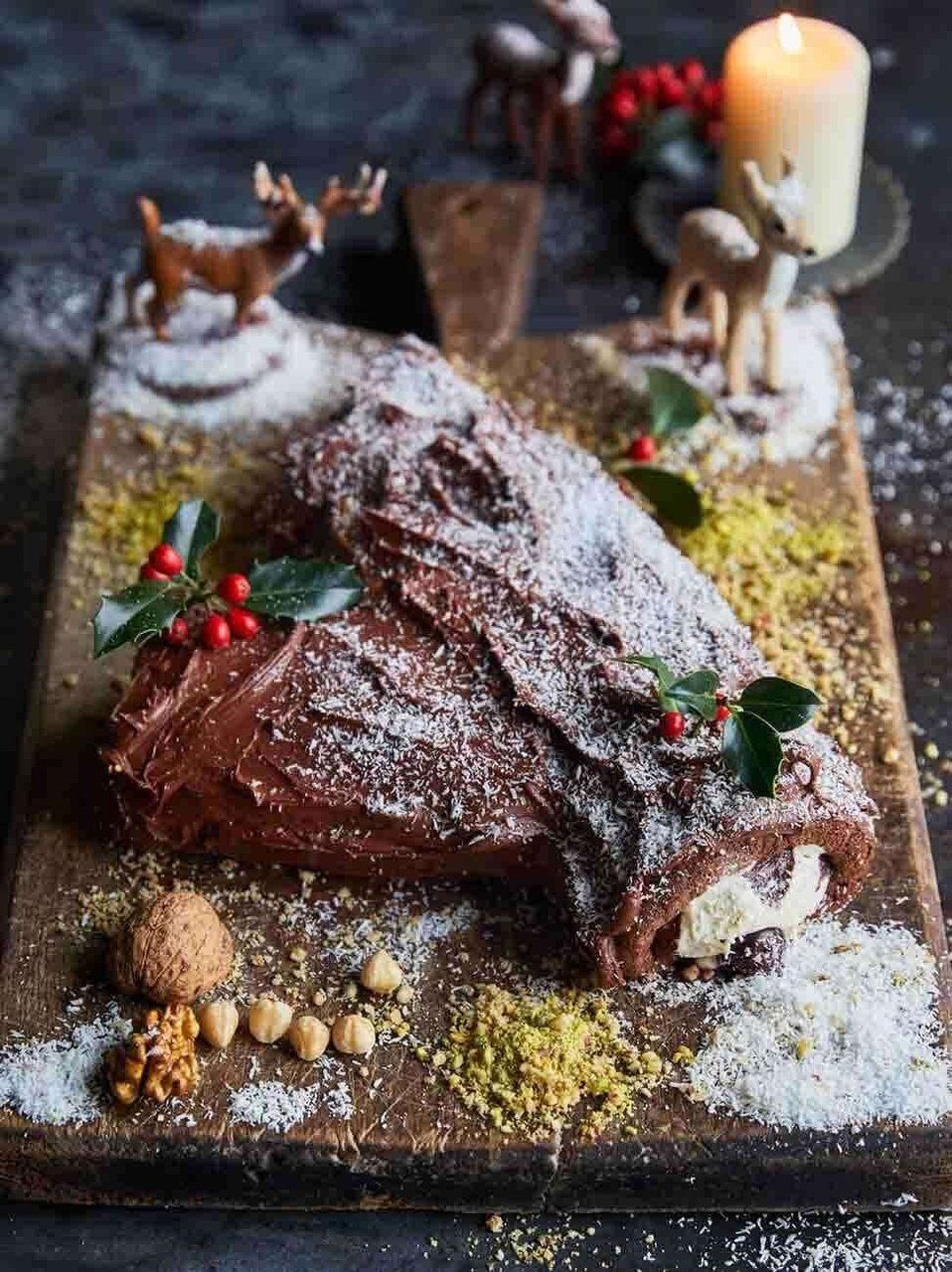 Scrumptious yule log | Jamie Oliver recipes