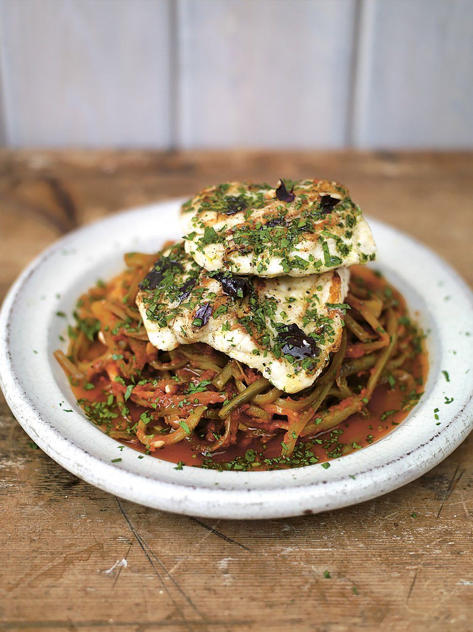 Grilled butterflied monkfish | Fish recipes | Jamie Oliver recipes