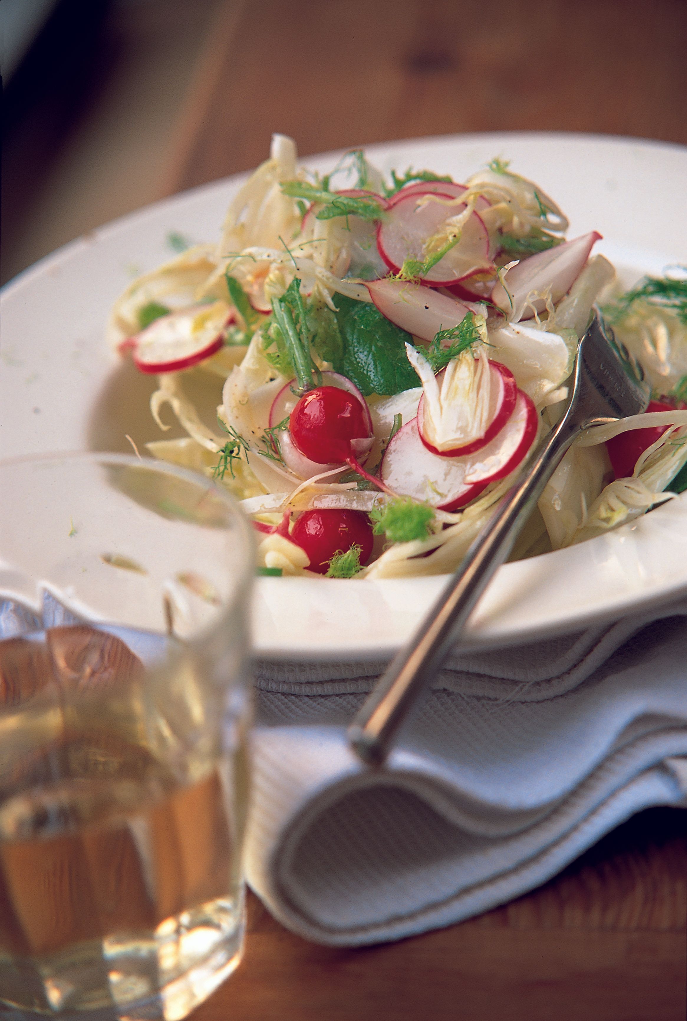 Radish and fennel salad