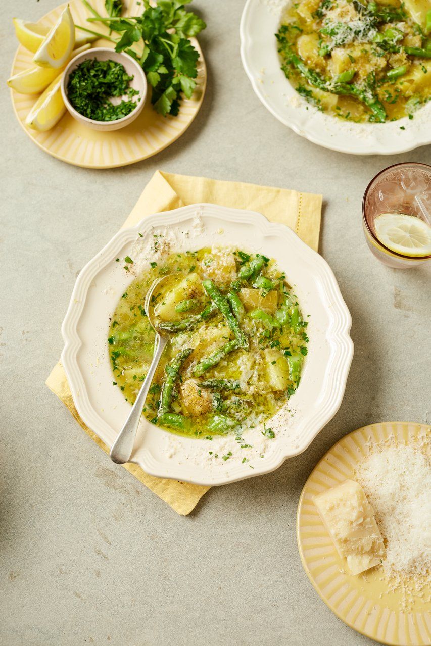 Spring veg stew | Jamie Oliver recipes