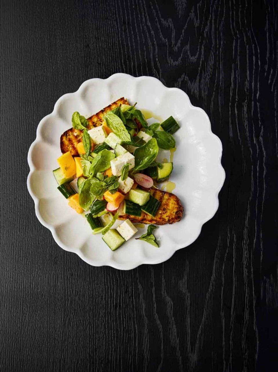 Mango & feta cornbread salad | Jamie Oliver recipes