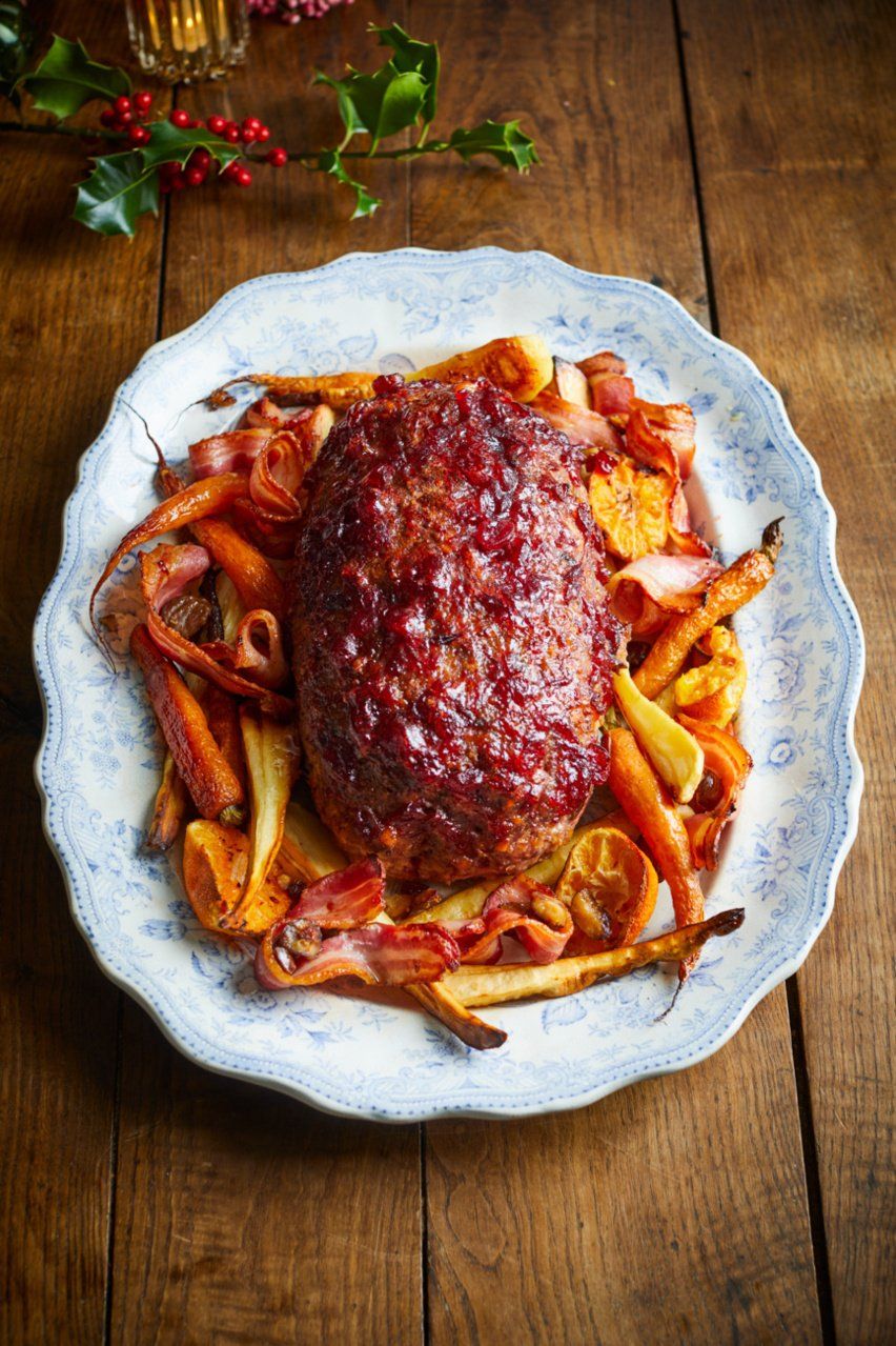 Festive meatloaf | Jamie Oliver Christmas recipes