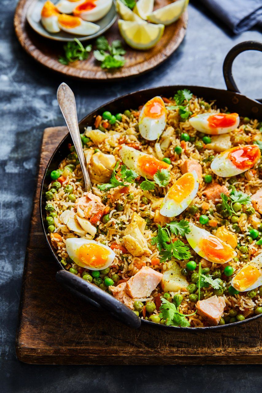 One-pan kedgeree-style rice