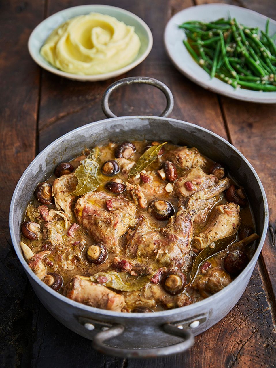 Davina McCall's slow-cooked rabbit