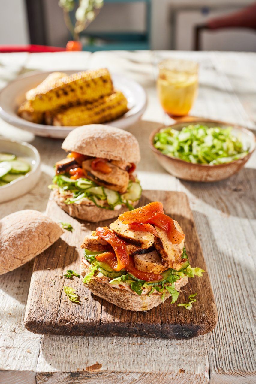 Chipotle chicken burger | Jamie Oliver recipes