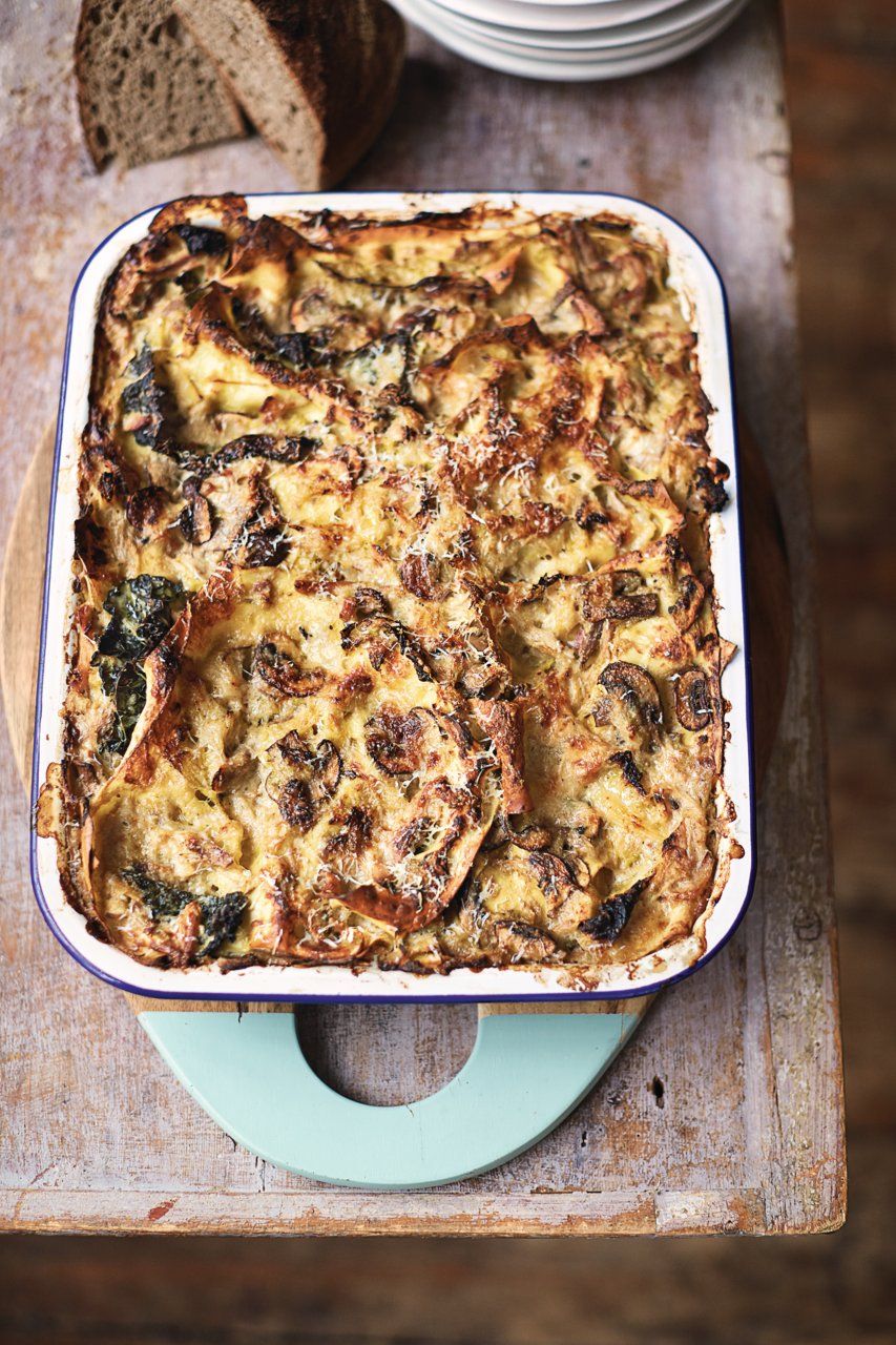 Scruffy chicken lasagne