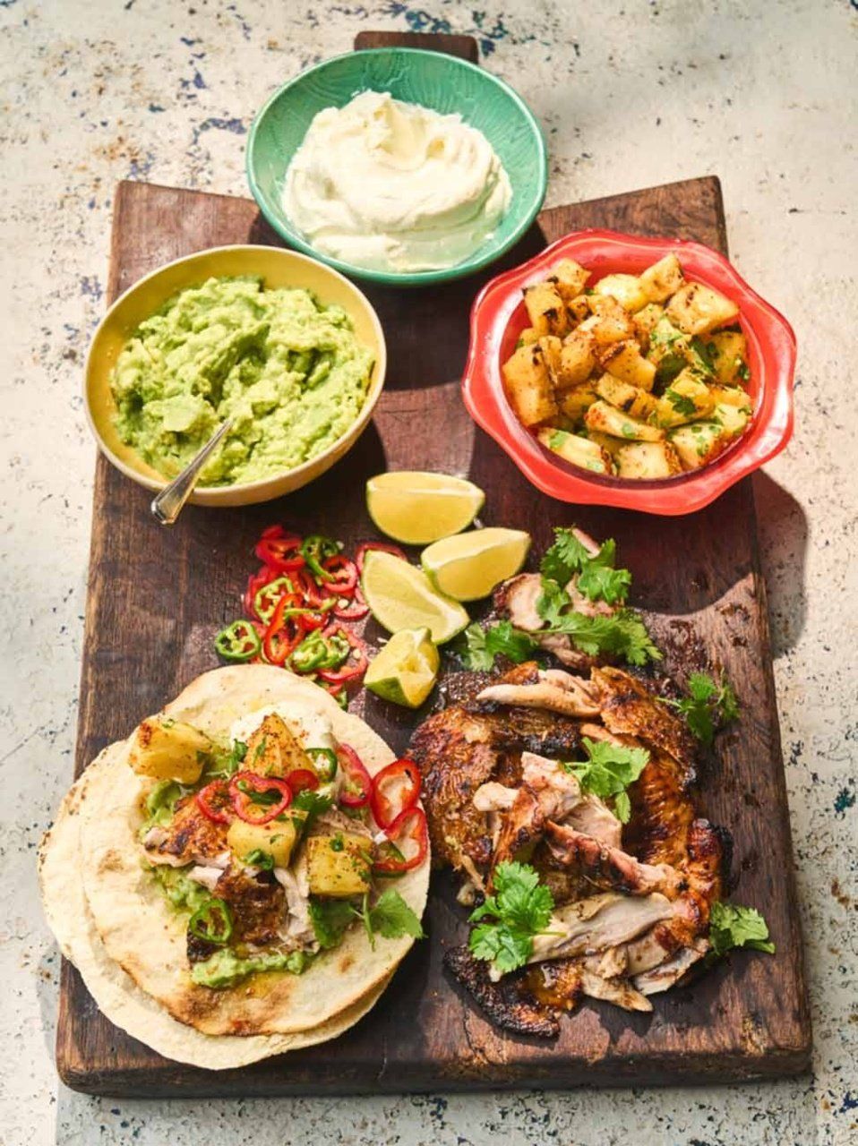 Gnarly chipotle chicken tacos | Jamie Oliver barbecue recipes