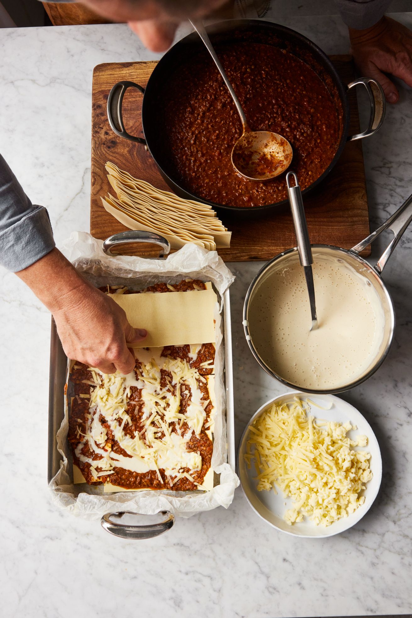 How to layer the perfect lasagne