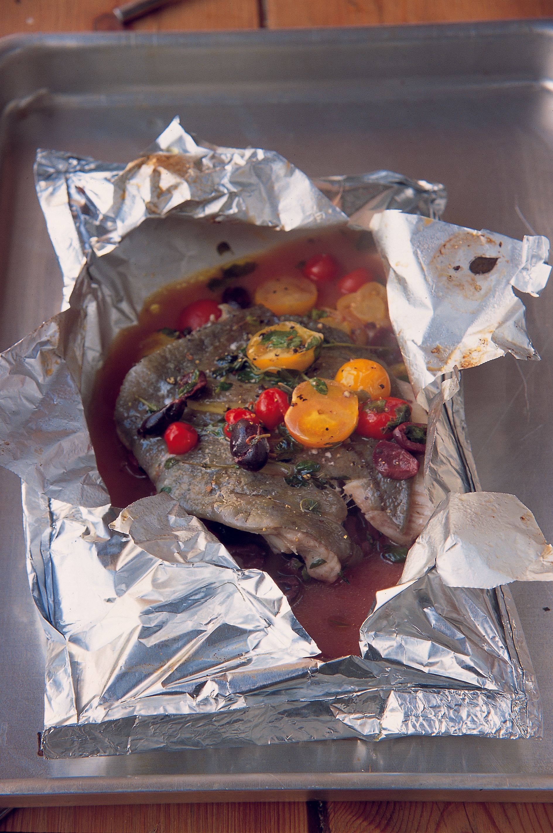 John Dory baked in a bag