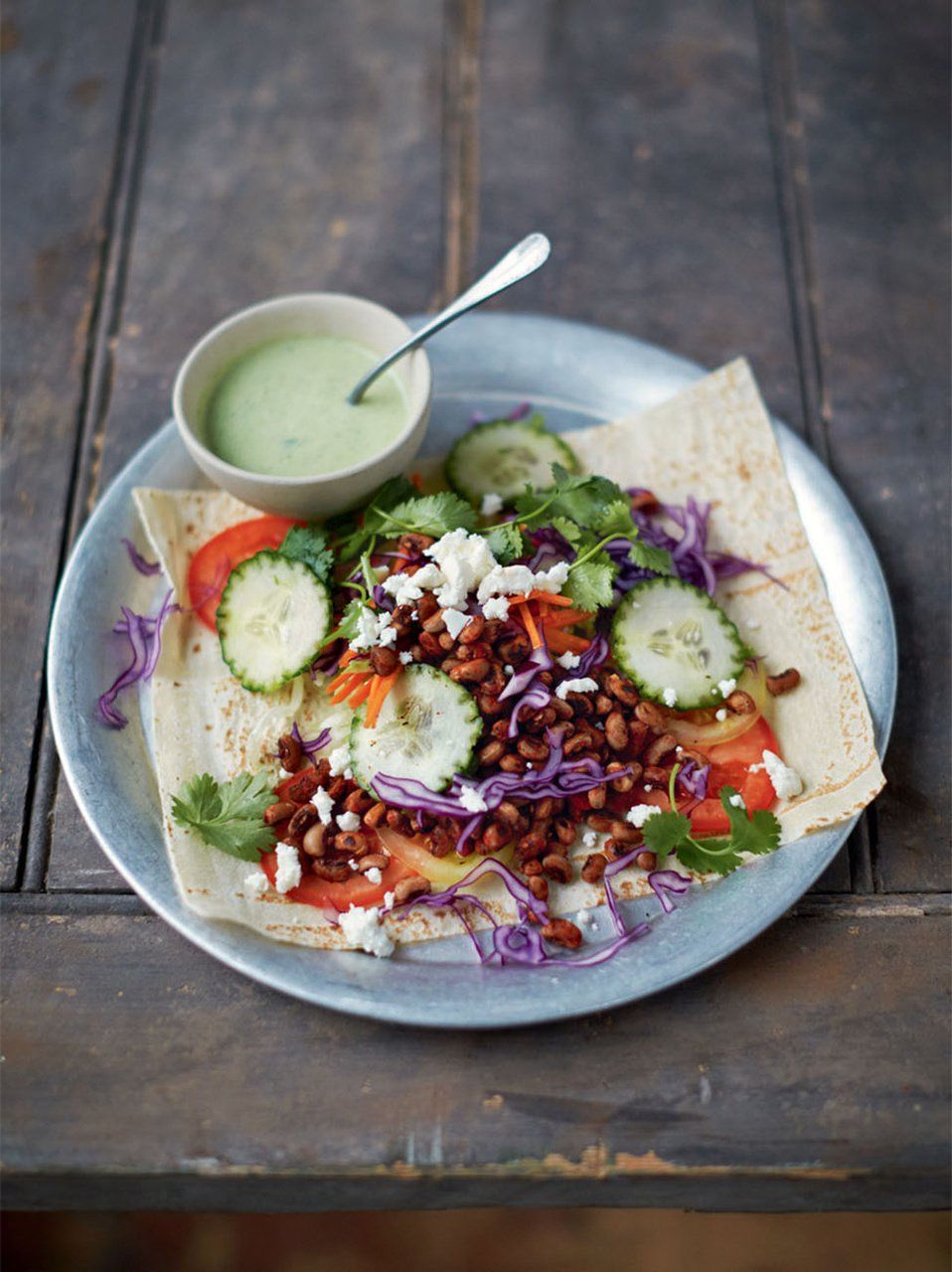 Rainbow open wrap | Jamie Oliver recipes