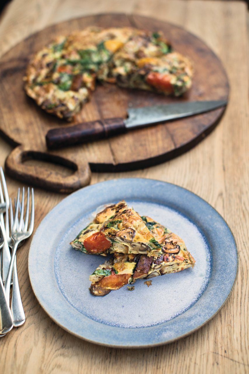 English breakfast frittata