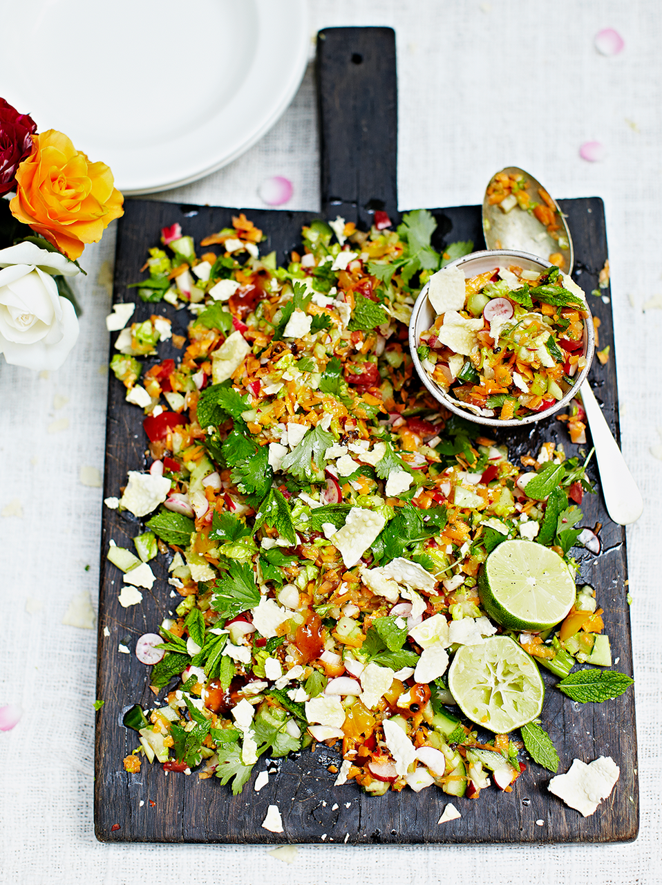 Indian chopped salad | Vegetable recipes | Jamie Oliver