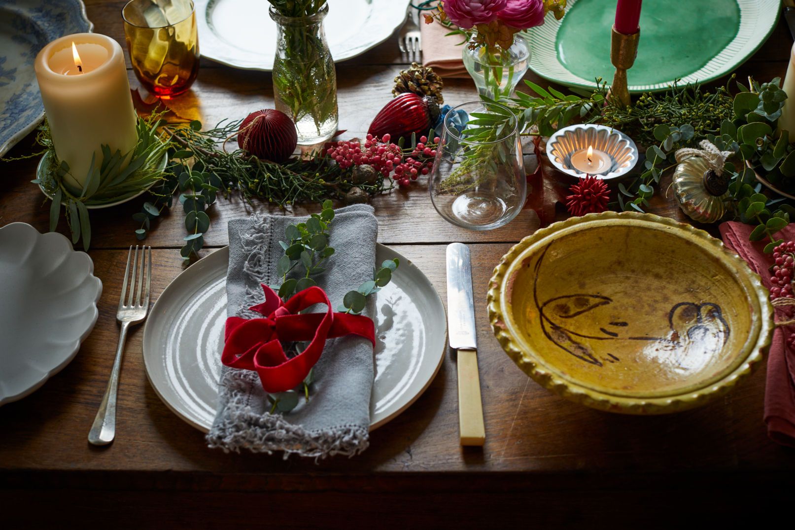 How to decorate your Christmas table