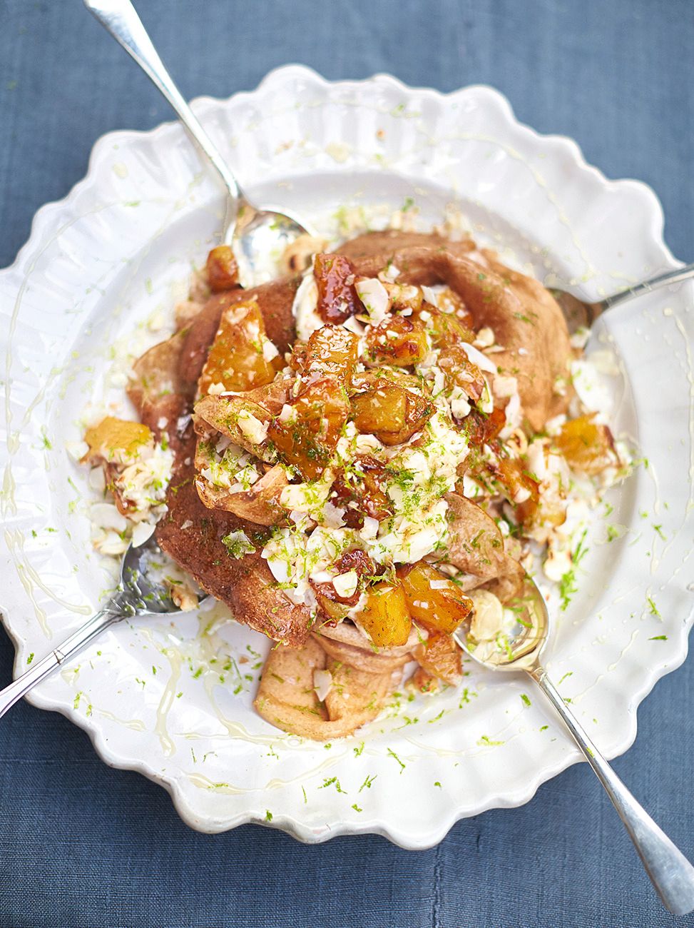 Pineapple pancake mess | Breakfast recipes| Jamie Oliver recipes