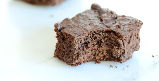 Purely fruit sweetened brownies