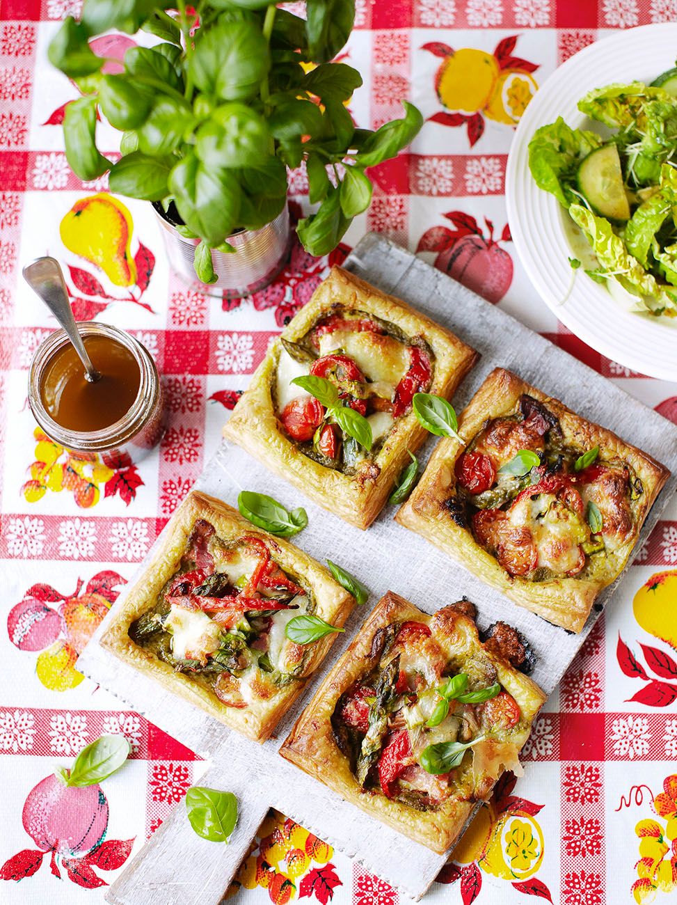 Puff pastry vegetable tart | Jamie Oliver veg recipes