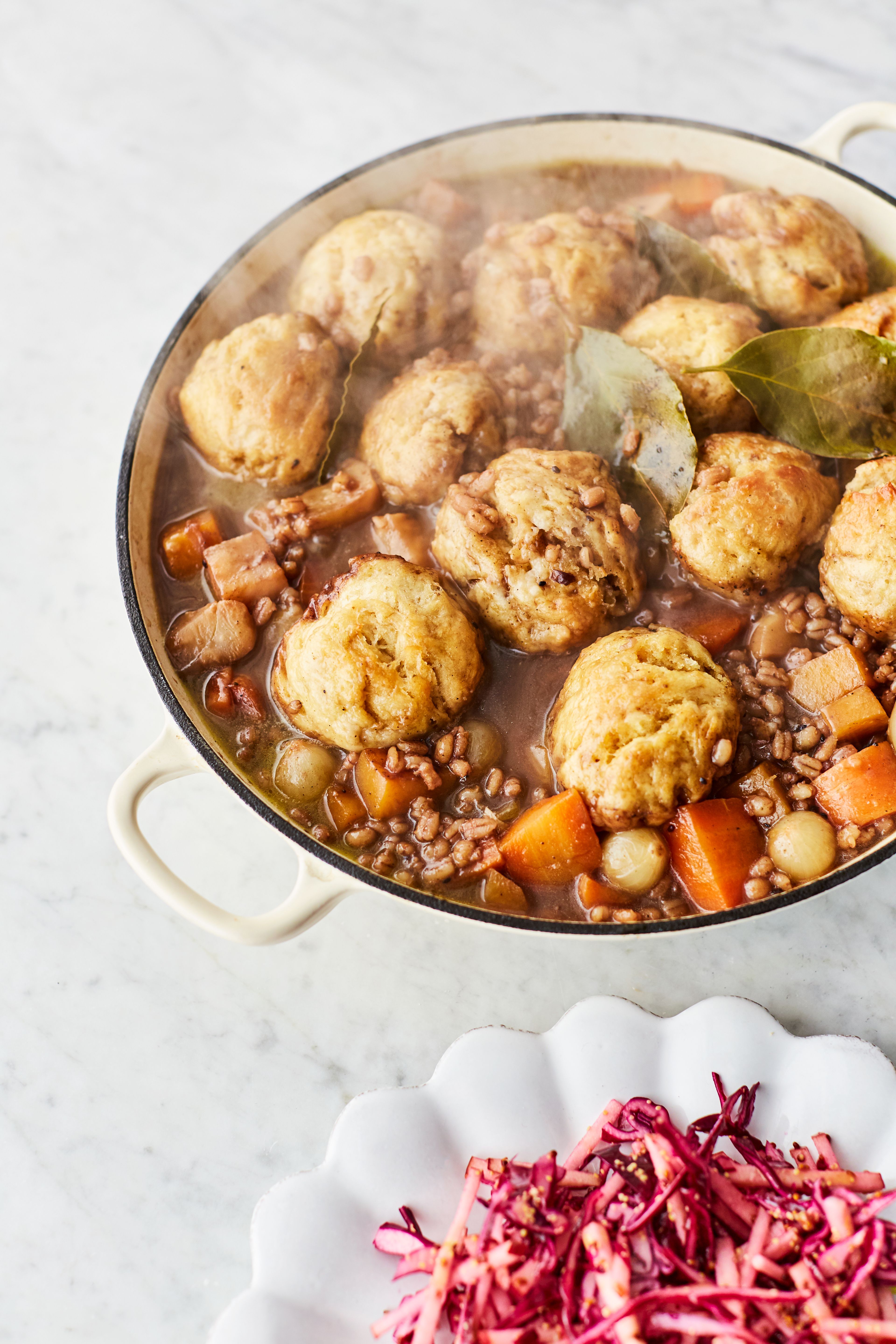 Burns Night stew & dumplings