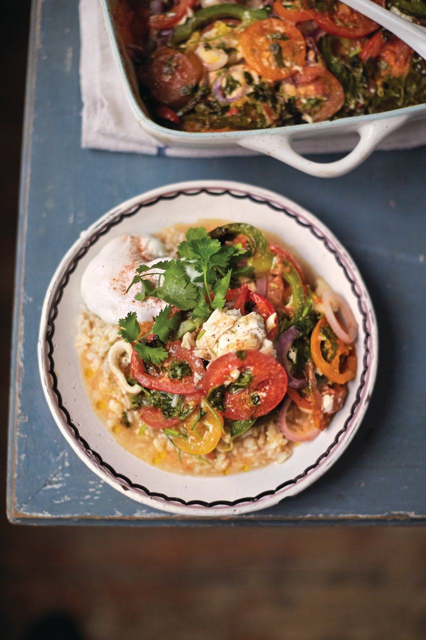 Smoky fish bake