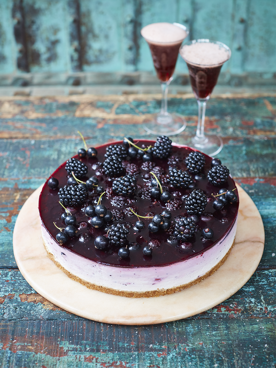 Blackcurrant Cheesecake Topping