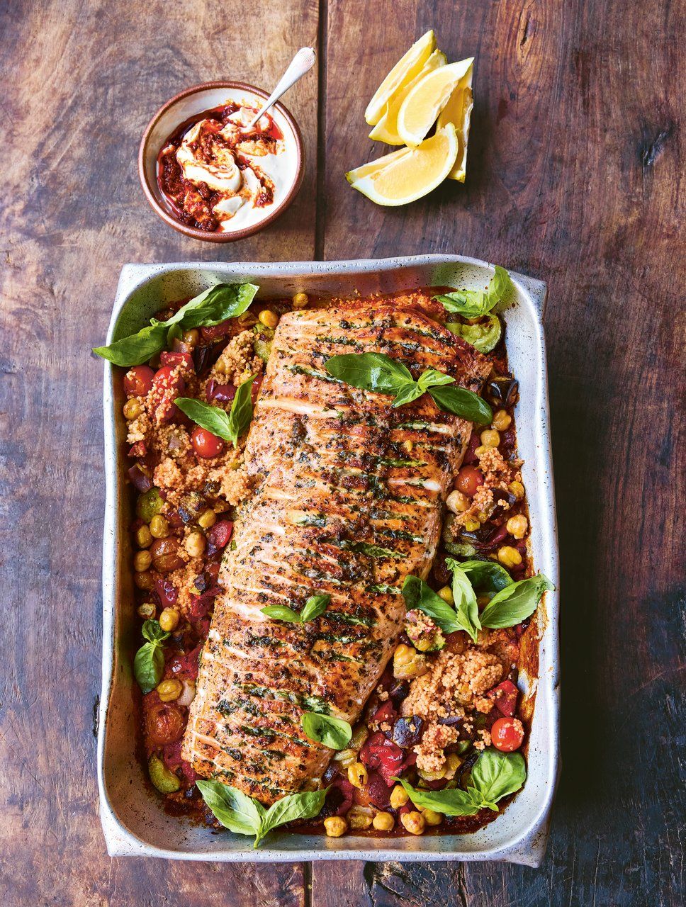 Golden hasselback salmon | Jamie Oliver recipes