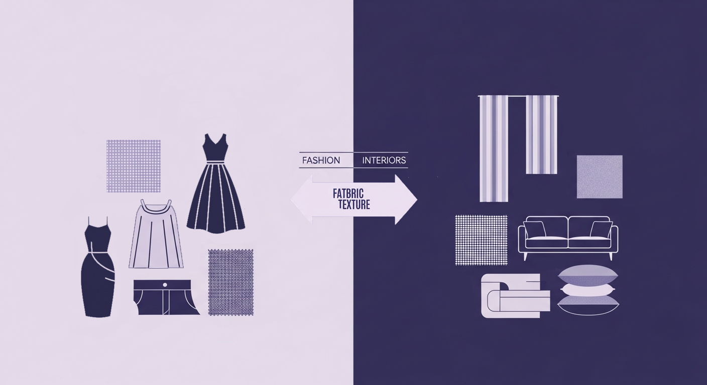 How Fabric Texture Shapes Design Strategy in Fashion and Interiors