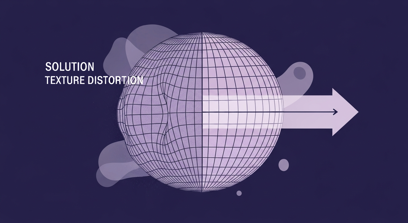 The Polar Pinch Problem: How VR Artists Solve Texture Distortion