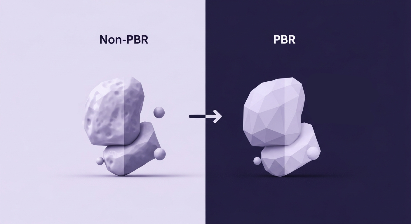 From Faking Light to Simulating Physics: PBR vs Traditional Materials
