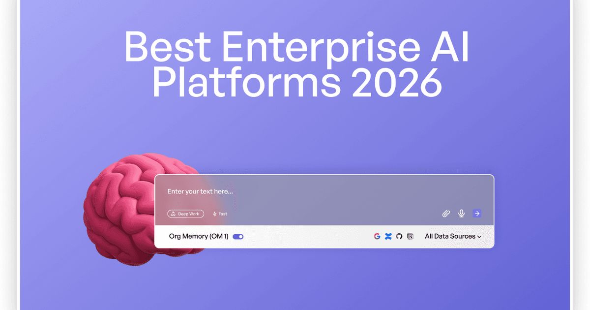 9 Best Enterprise AI Platforms 2026 Compared | Coworker AI