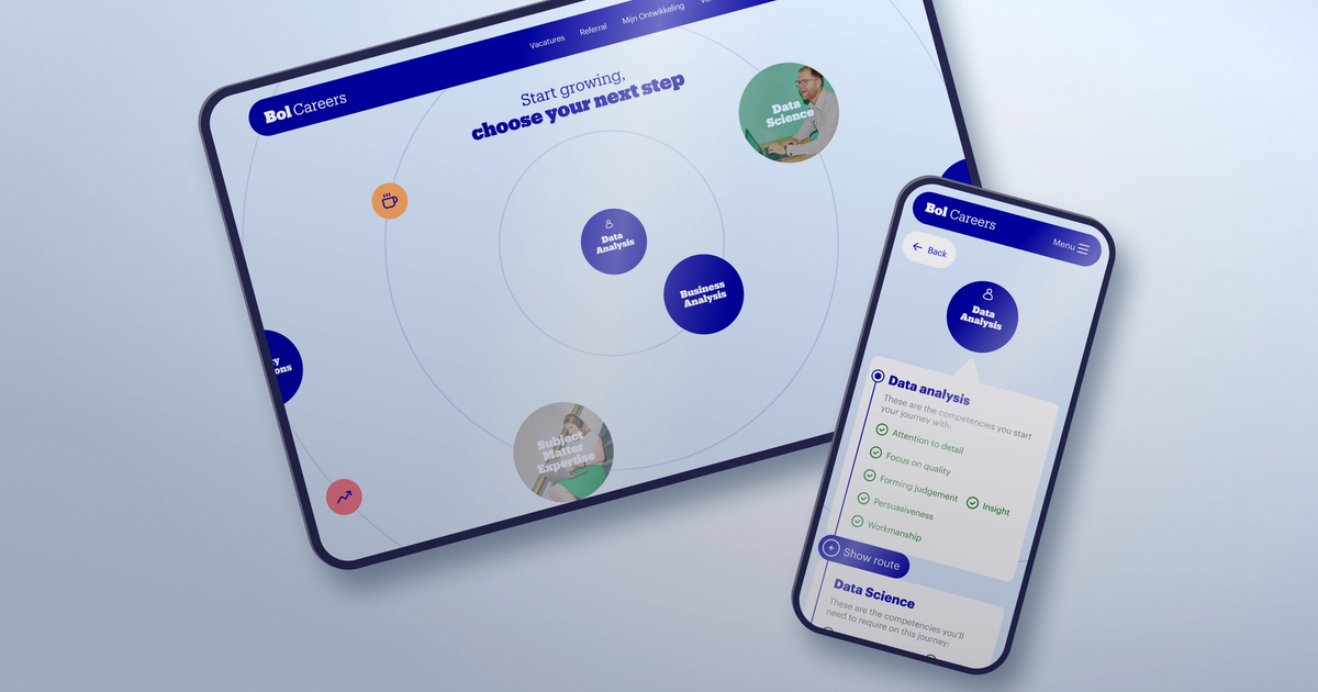 Hoe we carrièrepaden bij bol tot leven brengen - Kaliber Interactive