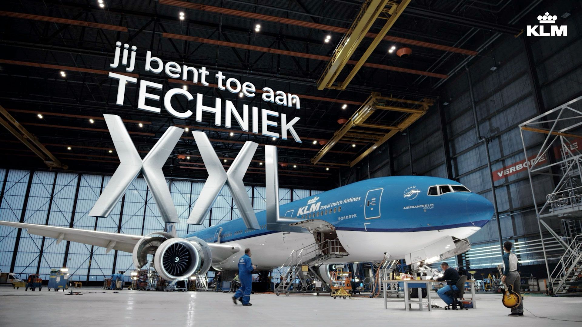 KLM werft sleutelaars met Techniek XXL - Kaliber Interactive