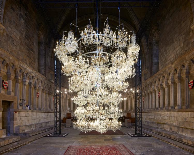 Spectacular Lumiere art festival lights up UK city of Durham