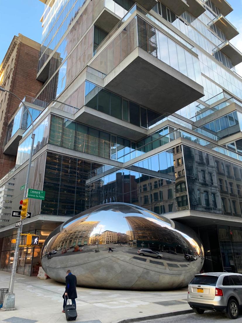 Anish Kapoor’s shiny 'bean' sculpture in New York finally completed