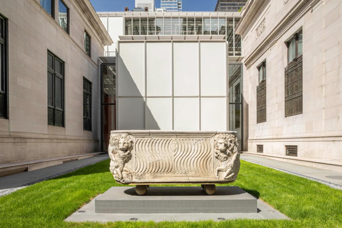 The newly-restored Morgan Library and Museum opens a public garden