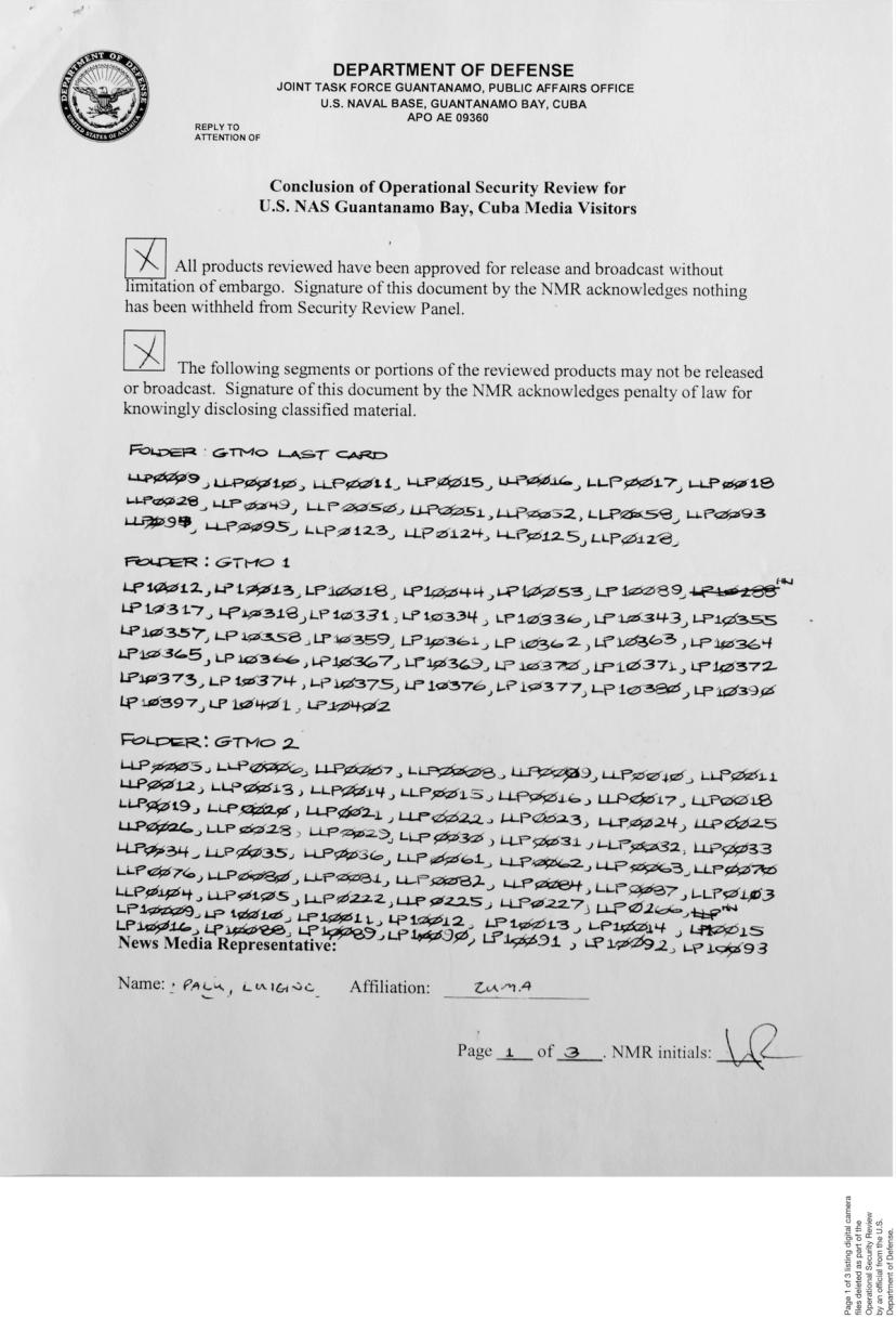 ‘I felt a responsibility to look’: As Guantanamo Bay turns 20 ...