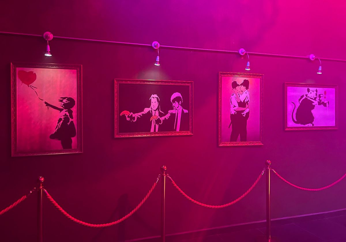 A Banksy-themed nightclub in Mexico brings the street artist’s oeuvre ...
