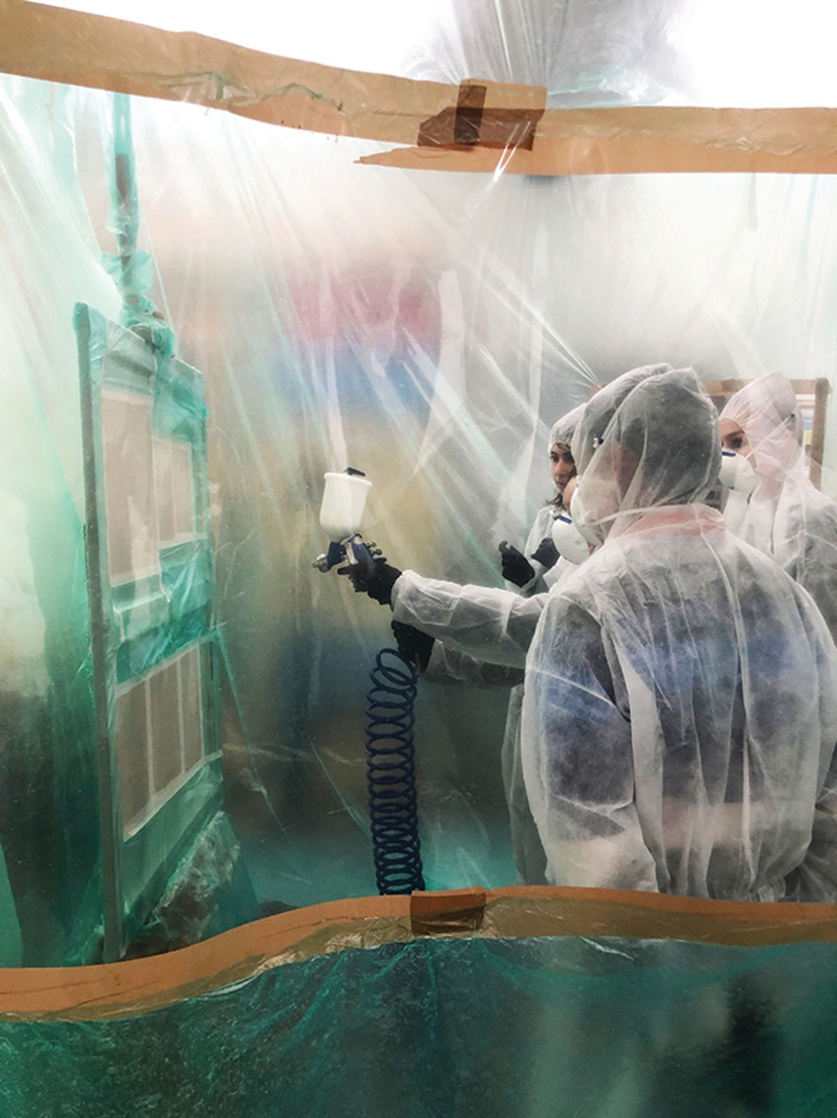 Conserving canvas: from tear-mending to 'mist lining’, conservators ...