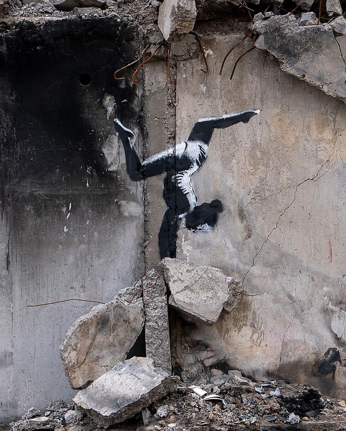 Banksy in Ukraine: seven new works appear in war-torn sites