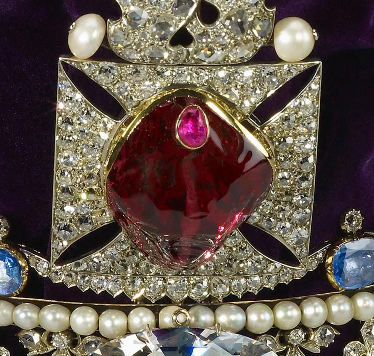 The Stone of Destiny, the Black Prince’s ruby, sacred oil from ...