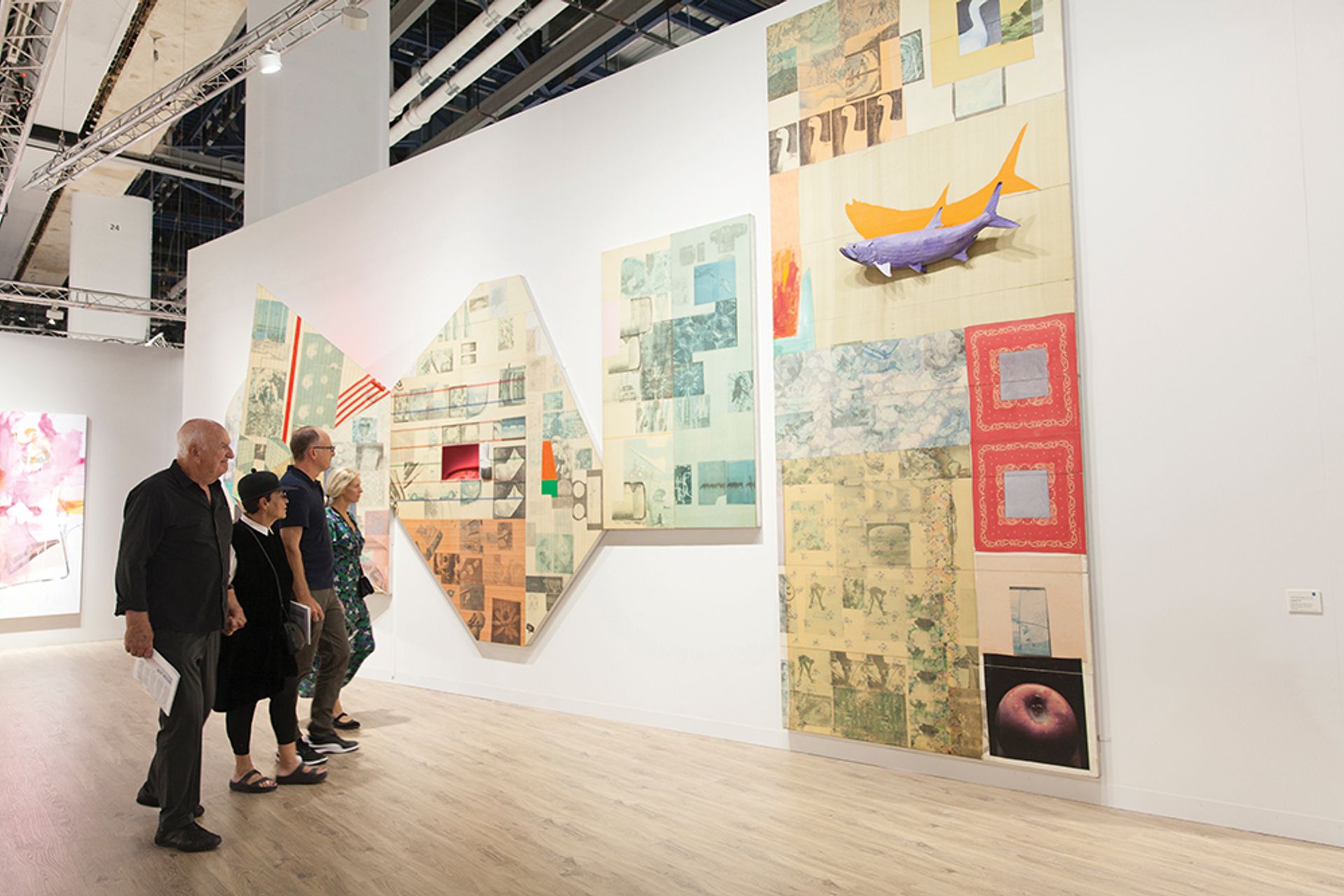 Rauschenberg draws the crowds