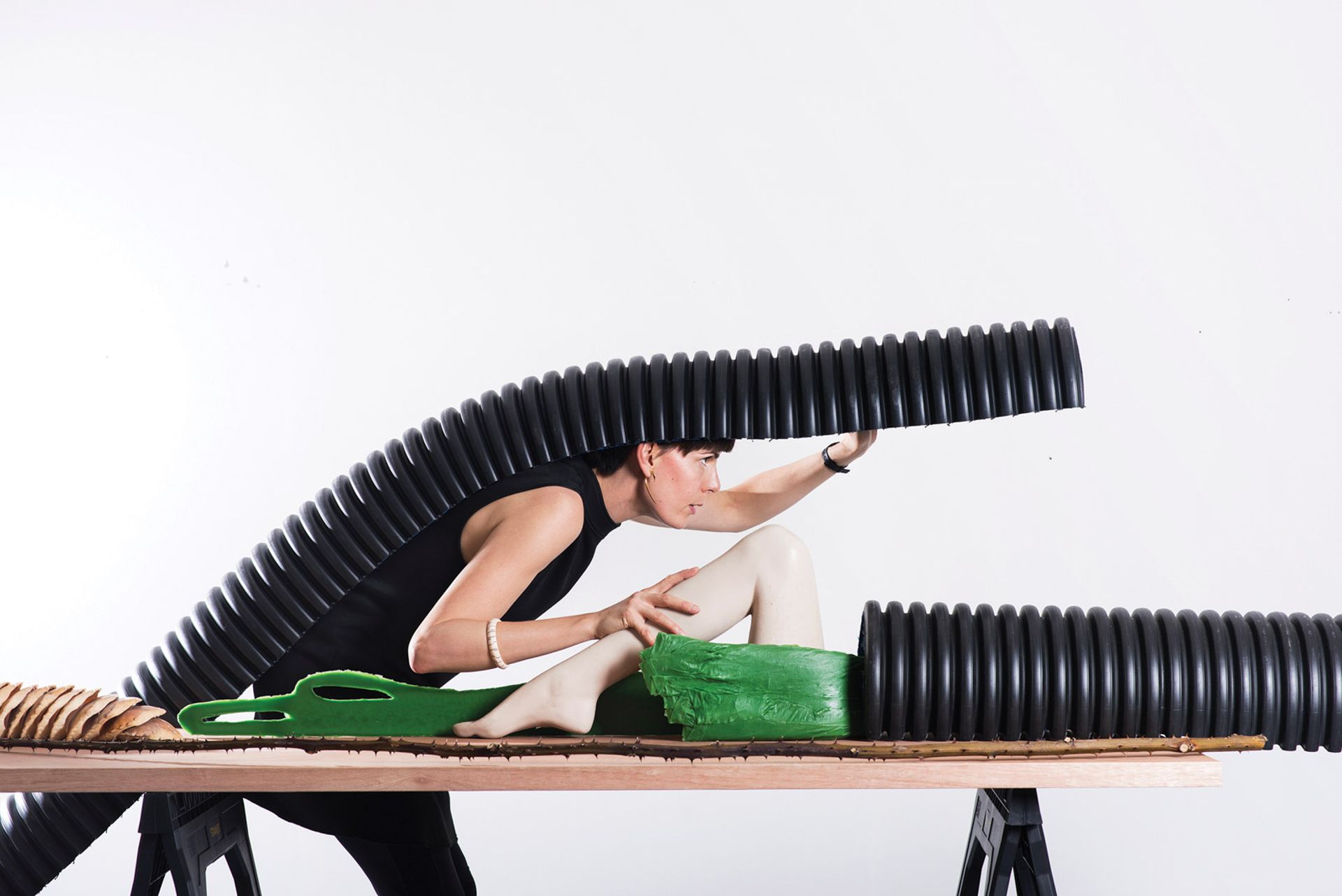 Alice Channer: 'I weaponise glamour… I see clothes as a kind of armour ...