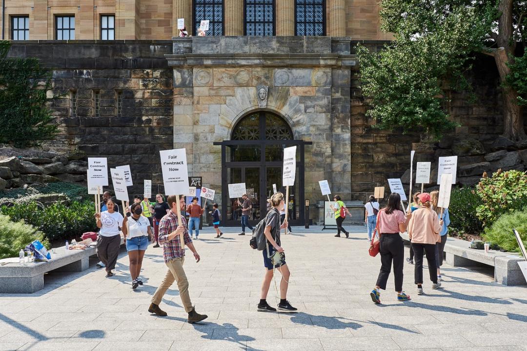 Workers at the Philadelphia Museum of Art are on strike 'until we get ...